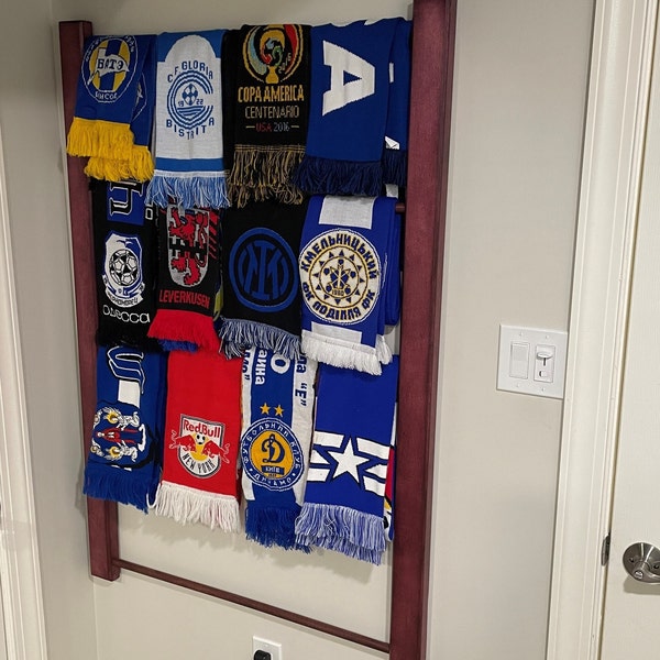 Soccer / Sports Scarf Display Rack - Etsy