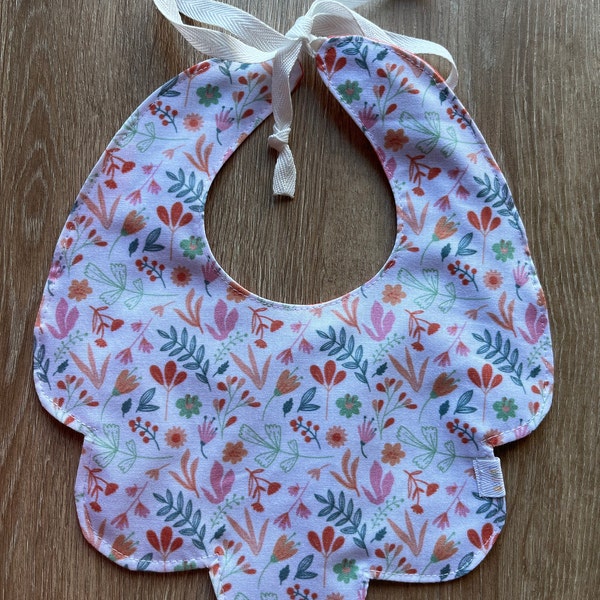 Reversible Baby Bib Sewing Pattern: Unisex Scallop Design (PDF) - Etsy