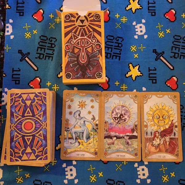 Legend of Zelda Tarot Card Deck - 79 Cards Major and Minor Arcana ...