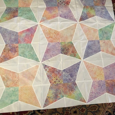 TULA'S BLOOMERS English Paper Piecing EPP Set, Quilt Pattern - Etsy
