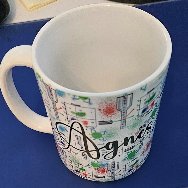 Flow Cytometry Color Morphing Mug, Laboratory Mug, Hematology Gift ...