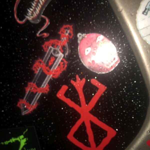 Dragonslayer Sword Sticker, Guts’ Sword Waterproof Vinyl Sticker, Dark ...