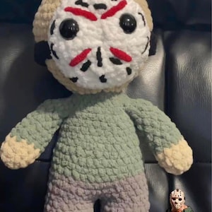 Pattern Only Halloween Horror Icon Inspired Jason Crochet - Etsy