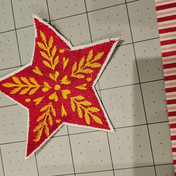 Christmas Star Machine Embroidery Design - 2 Sizes - Etsy