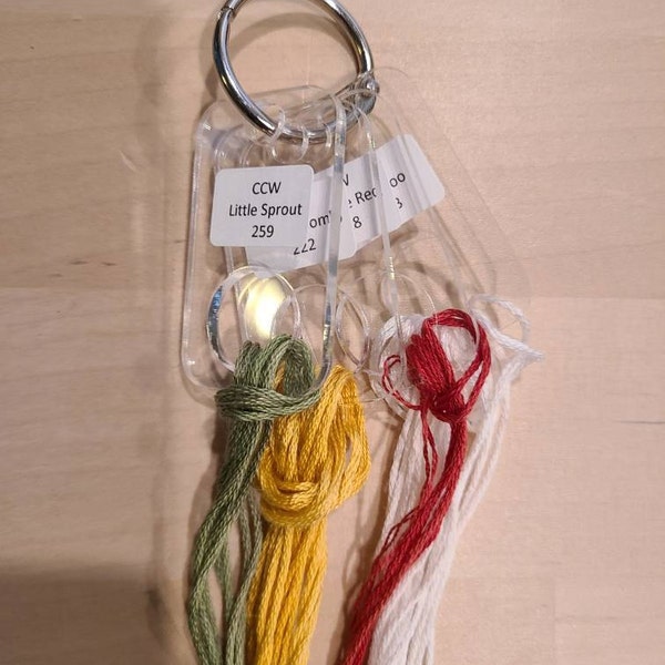 Rectangular Clear Acrylic Thread Drops - Etsy