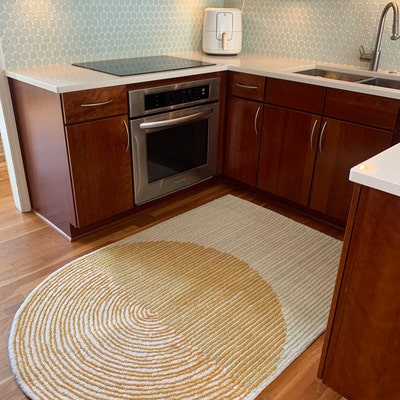 Colorful River Rug Vibrant Hand-tufted Wool Area Rug for Aesthetic ...