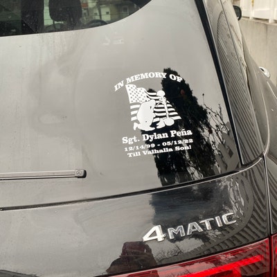 Racing Memorial Version 2 Decal - Etsy