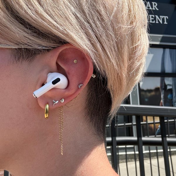 Hidden Helix Chain, Helix Chain, Double Helix Chain, Helix Earring ...