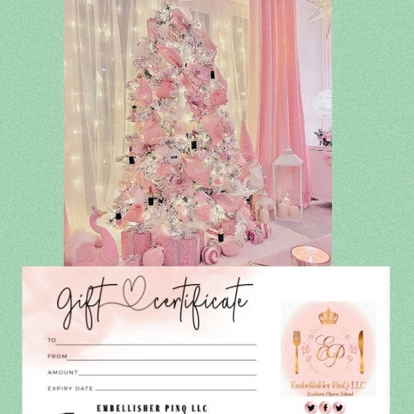 Printable Gift Certificate Modern Peach Coral Gift Certificate Template ...