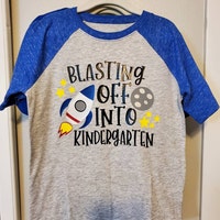 Blasting off Into Kindergarten, First Day of Kindergarten. First Day of ...