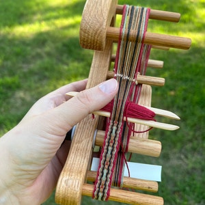 Loom-the Fiddle Inkle SUPER Tiny Small Travel Sized Weaving - Etsy