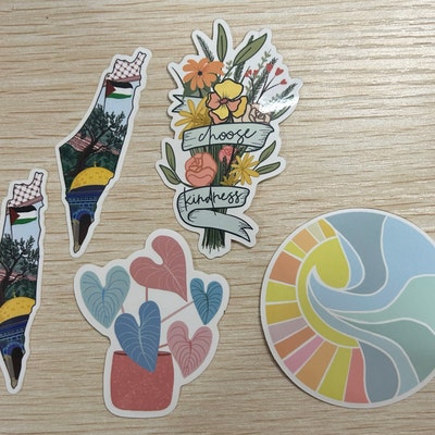Skate Date, Rollerskates, Glossy Coated Vinyl Contour Cut Sticker, Hand ...
