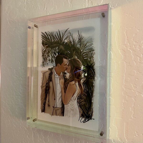 Transparent Acrylic Photo Frame, Double-sided Display Box, Poster ...