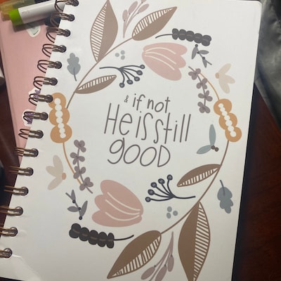 Christian Soft Cover Wirebound Notebook With Bible Verse - Etsy