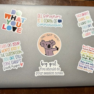 Blue Smiley Sticker, Blue Happy Face Sticker, Preppy Sticker, Water ...