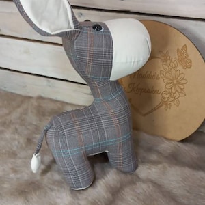 Stuffed Animal Donkey Burro PDF Sewing Pattern & Tutorial Fabric Toys ...