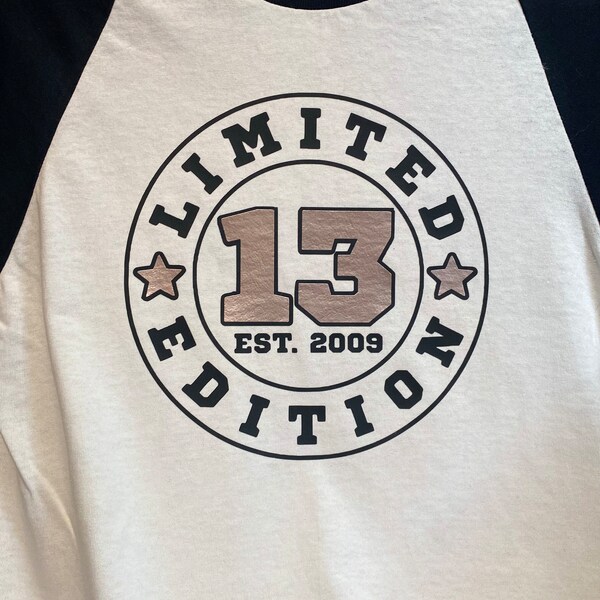 Thirteen Est 2011 SVG. 13th Birthday Shirt Vector Cutting Machine. 13 ...