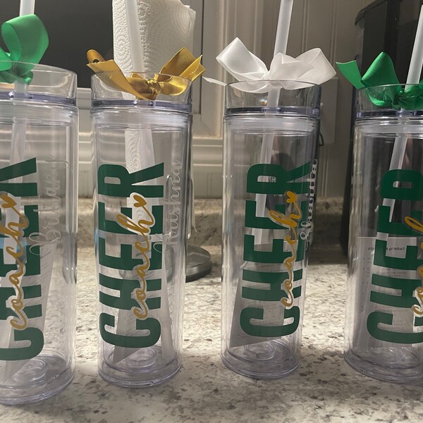 Cheer Coach Tumbler, Cheer Gifts, Chearleading, Cheerleader, Cheer ...