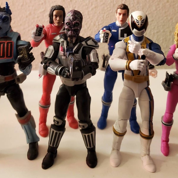 Power Rangers SPD A-squad Blue Custom Beevor Head - Etsy