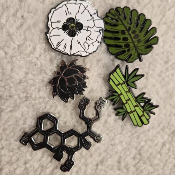 Atomic Symbol Hard Enamel Lapel Pin - Etsy