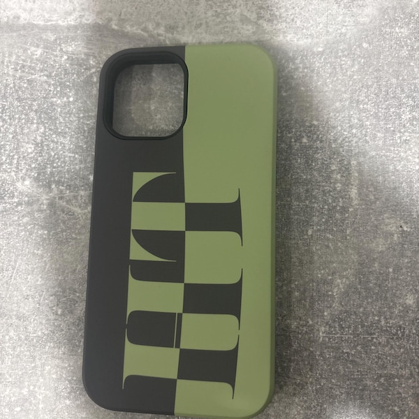 Personalized Initials Case for iPhone 16 15 14 13 12 11 Pro Max Plus ...