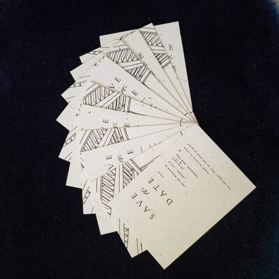 Plantable SEED PAPER Eco-friendly Sustainable Biodegradable - Etsy