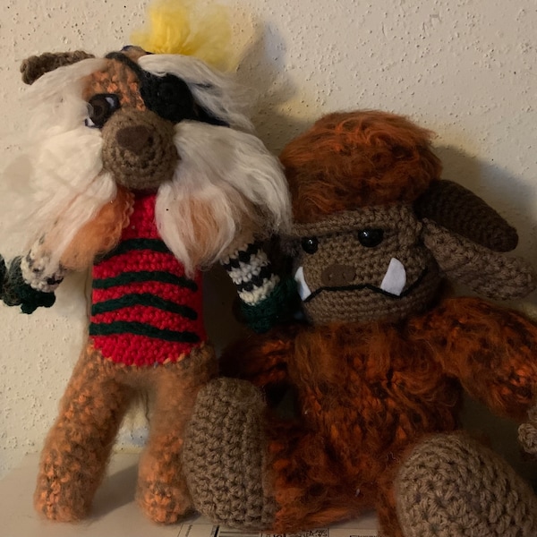 Made to Order Labyrinth Dog Crochet Plush Doll - Etsy