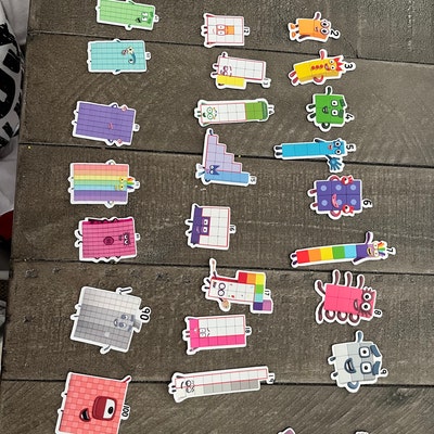 Magnetic Numberblocks Sets, 1-10, 11-20, 30-100, Waterproof, Math ...