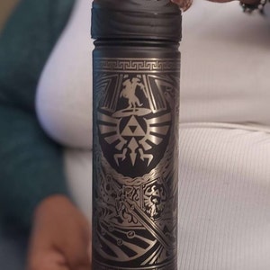 Princess and Hero Laser Engraved Water Bottle - Etsy