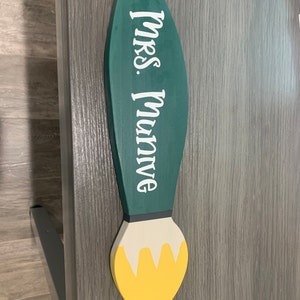 Personalized Paint Brush, Art Teacher Gift, Art Teacher, Artist Gift ...