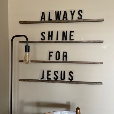 Extra Letter Set Picture Pack Option for Letter Ledges Black or White ...