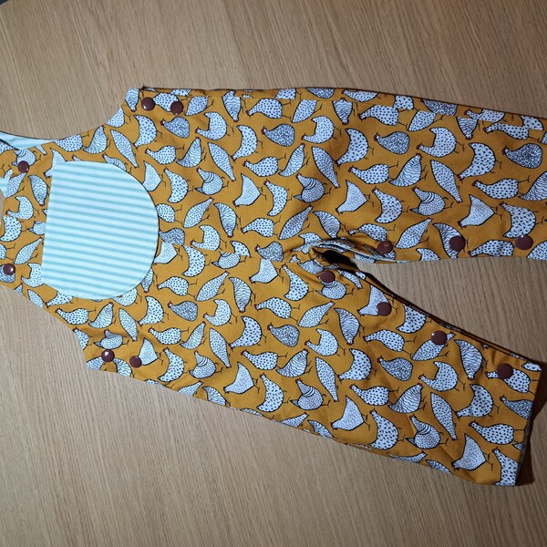 AHOY LINED Reversible Romper Sewing Pattern Pdf, Toddler Baby Boy Girl ...