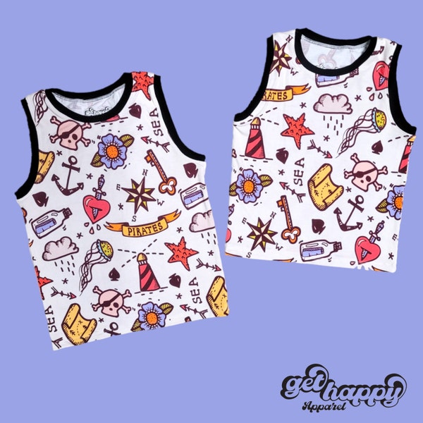 Maui Muscle Tee: Boys Tank Pattern, Tank Top Pattern, Muscle Tee ...
