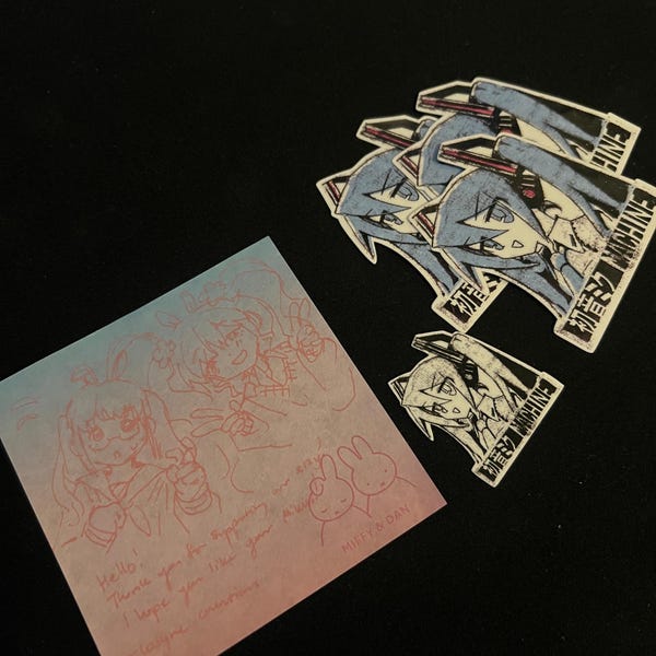 Alien Kasane Teto Sticker Chibi Gnarp Gnarp Ver. - Etsy