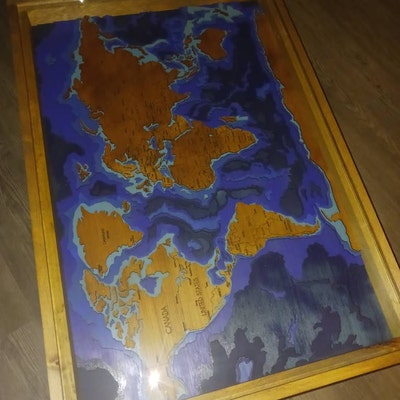 Handcrafted City Map Coffee Table 100% Made in the USA. Choose Your Own ...