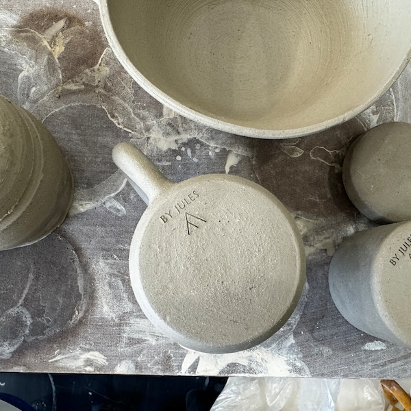 Custom Clay Stamp With Your Name or Text, Signature Stamp for Pottery ...