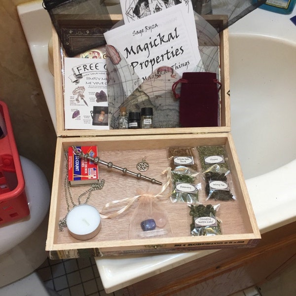 WITCHCRAFT KIT ~ Witch Alter Sets ~ Wand Kit ~ Witch Kits ~ Potion Kit ...