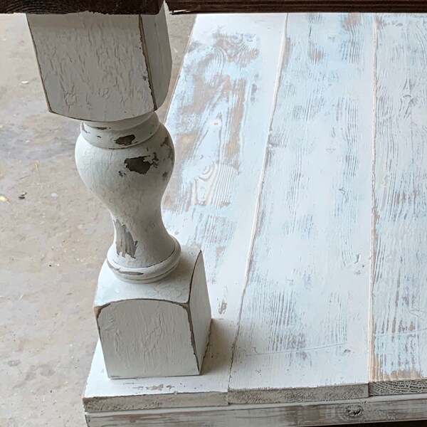 Pine Countryside Farmhouse Bench Legs - Set of 4 - Sustainably ...