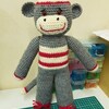 CROCHET PATTERN Spunky the Big Sock Monkey Amigurumi - Etsy