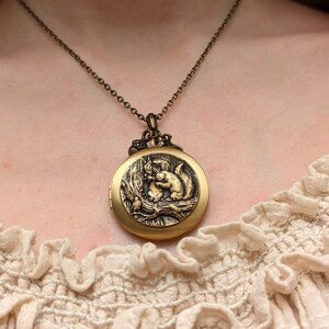 Peter Rabbit Locket, Beatrice Potter Bunny, Bunny Locket, Child's ...