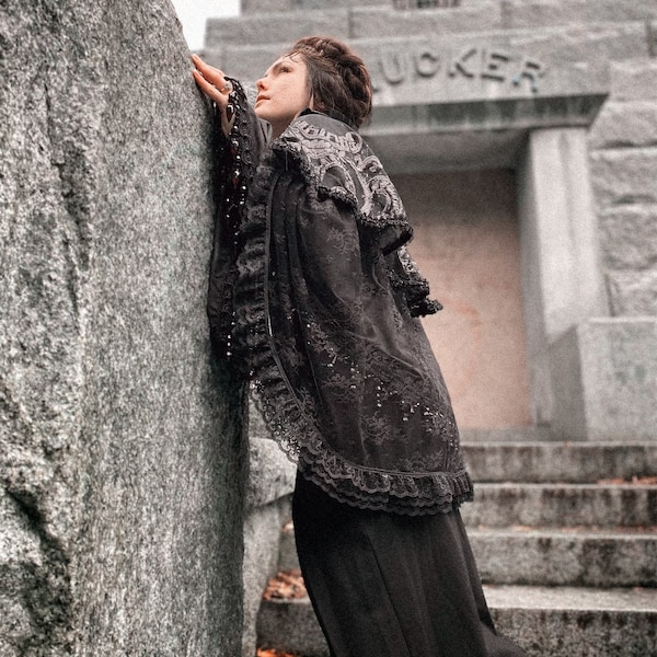 1898 Victorian Cape & Mantle Sewing Pattern With Soutache - Etsy