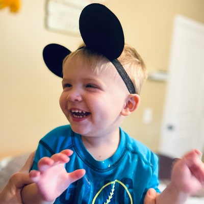 Black Mickey Ears Mickey Ears Baby Boys Toddler Mouse Ears - Etsy