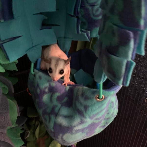 Snuggle Ball Pit Large Fleece Reversible Hanging Pouch, 4 Detachable ...