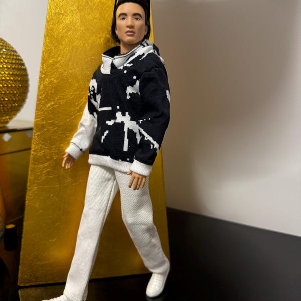 Sports Clothes for Ken- Hoodie / Pants Sportswear Trousers / Male Doll ...