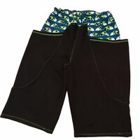 Surfer Shorts Pattern Boys/unisex Contrast Panel Shorts - Etsy Canada