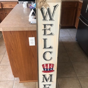 Welcome Sign With Interchangeable Pieces for Front Porch Holiday Decor ...