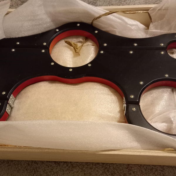 BDSM Inspired Wooden Bed With Restraining Options Unique Adult Play ...