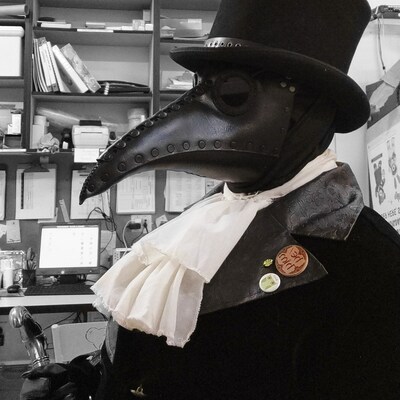 Schnabel Plague Doctor Mask in Leather choose Color - Etsy