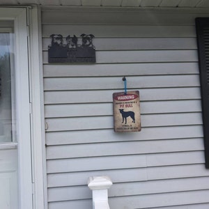 Dog Poop Sign Funny Metal Sign for Dog Owners Rustic Aged Appearance ...