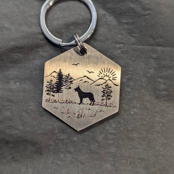 Nordic Viking Dog Tag, Norse Viking Runes Keyring, Tribal Celtic Aztec ...